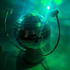 IKEA | Accents | Ikea Dansa Disco Ball Lamp Light Silver Mirror White ...